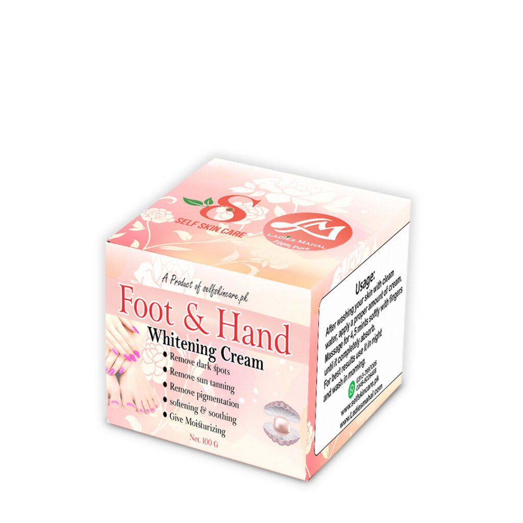 Foot & Hand Cream For Fairness 100 Gram | Body Scrub 50 Gram | Deal ...